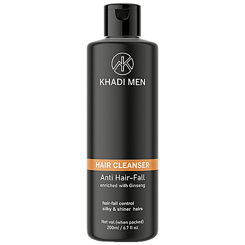 Buy Khadi Men Anti Hair-Fall Hair Cleanser - Enriched With Ginseng ...