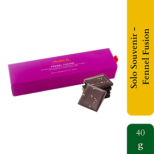 Buy Chokola Solo Souvenir - Fennel Fusion, Premium, Rich, Dark ...
