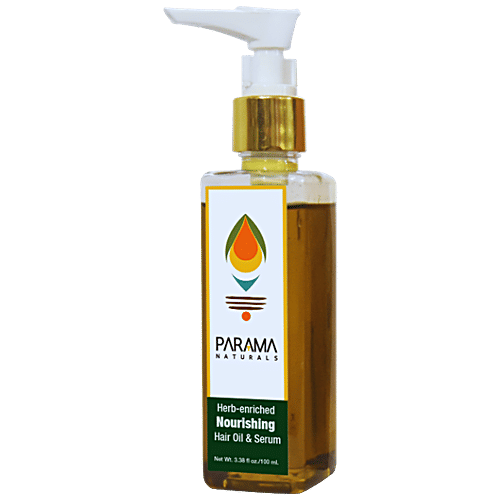 Buy Parama Naturals Herb-enriched Nourishing Hair Oil & Serum - For ...
