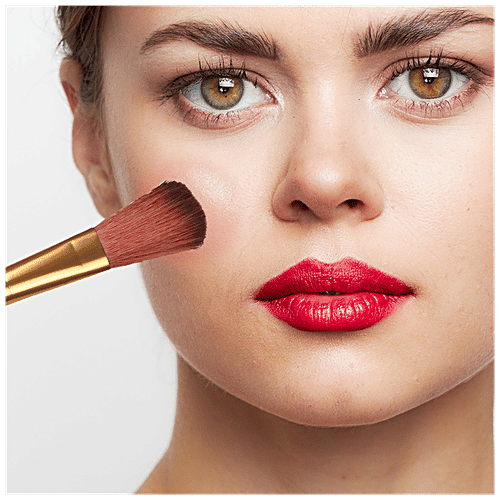 Buy Bronson professional Mini Face Powder Blush Brush - Soft Bristles ...