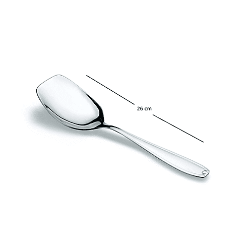 Buy TIARA Premium Quality Goldline Square Serving Spoon Stainless Steel ...