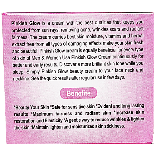 Buy Queue Pinkish Glow Skin Whitening Cream - Removes Acne, Wrinkles ...
