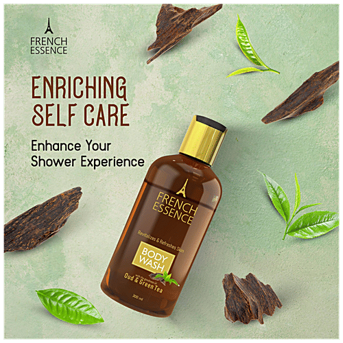 Buy FRENCH ESSENCE Body Wash Oud & Green Tea - Refreshing, Sweet ...
