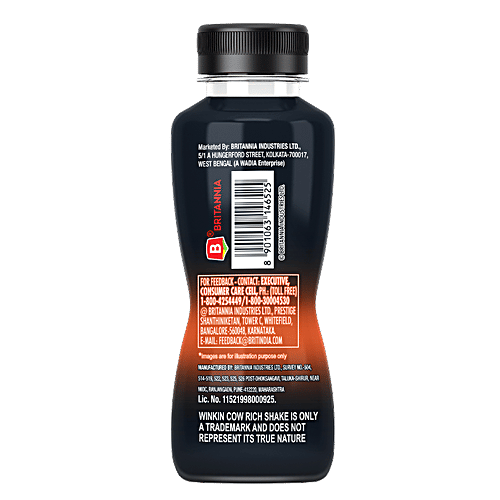 Buy Britannia Winkin Cow Almond Salted Caramel Rich Milkshake - High In ...