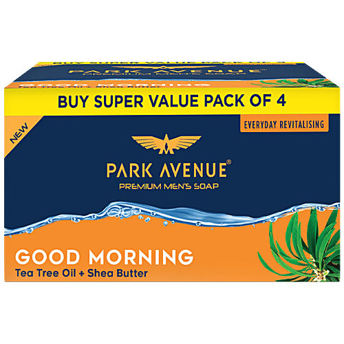 Buy Park Avenue Premium Men's Soap - Good Morning, With Tea Tree Oil ...