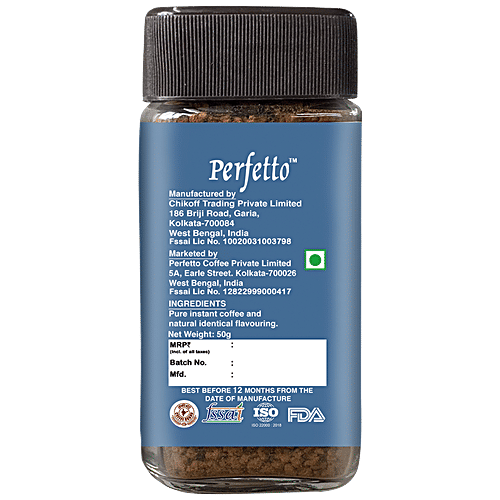 Buy Perfetto Flavoured Instant Coffee - Exotic Hazelnut, Intense Aroma ...