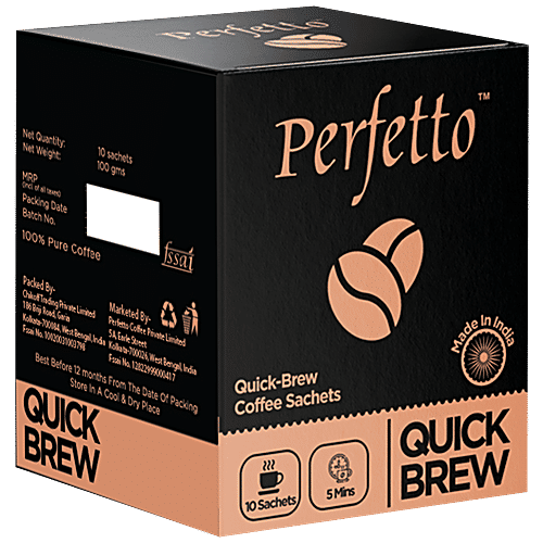 Buy Perfetto Quick Brew Coffee Dip Bags - Assorted Flavours, Intense ...