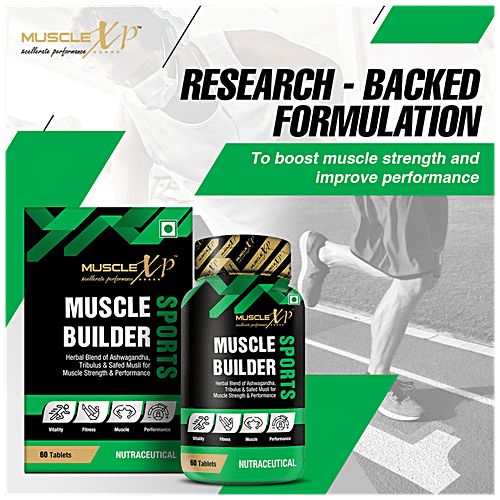 Buy MuscleXP Muscle Builder Sports Tablet - For Strength & Performance ...
