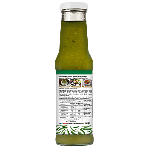Buy Keya Green Chilli Sauce - For Preparing Soup, Sandwiches, Paneer ...