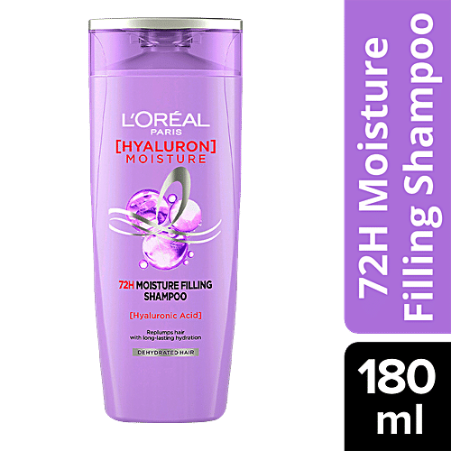 Buy Loreal Paris Hyaluron Moisture 72H Moisture Filling Shampoo | With Hyaluronic Acid | For Dry ...