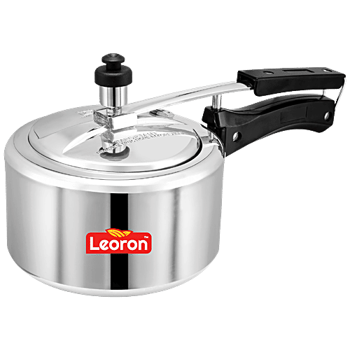 Buy Leoron by Srushti Gold Aluminium Inner Lid Cooker With Xtra Thick ...