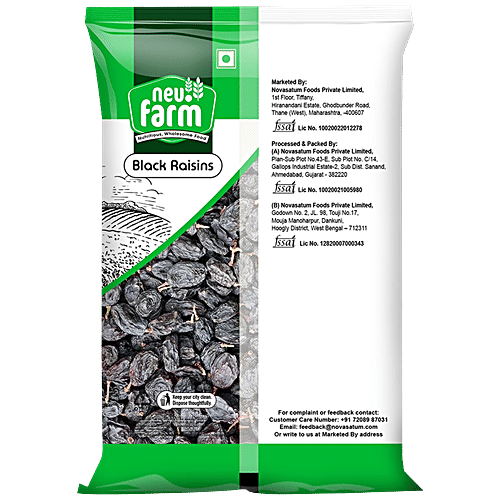 Buy neu.farm Black Raisins/Kishmish - Seedless, Nutritious, Wholesome ...