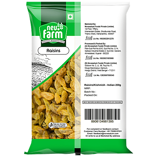 Buy neu.farm Raisins/Kishmish Indian - Nutritious, Wholesome Online at ...