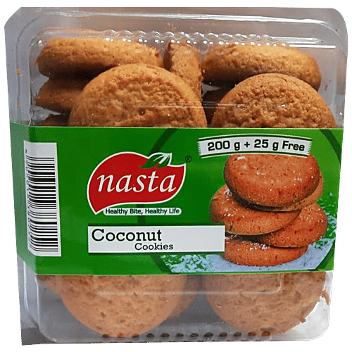 Buy Nasta Coconut Cookies - Premium, Rich, Light, Crispy & Crunchy ...