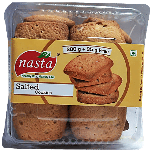 Buy Nasta Salted Cookies - Premium, Light, Crispy & Crunchy Online at ...