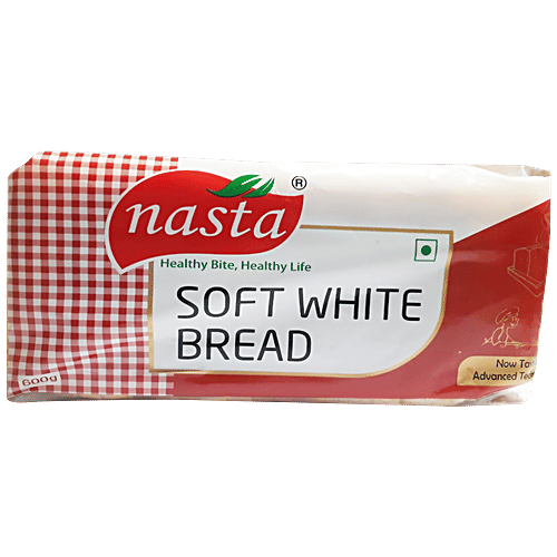 Buy Nasta Sliced White Bread - Fresh, Soft, Sweet, Healthy Online at ...