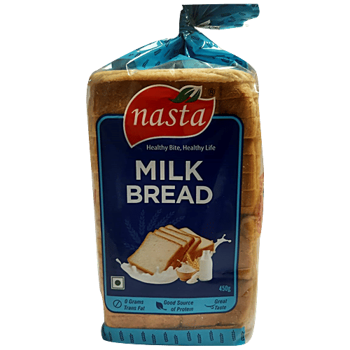 Buy Nasta Milk Bread - Soft, Healthy, High In Protein, No Trans Fat ...