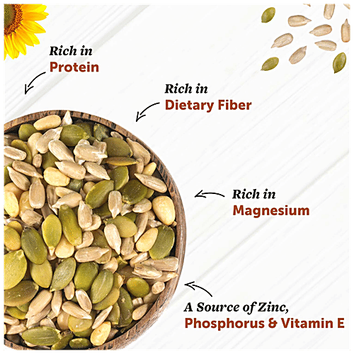 Buy Neuherbs 3 In 1 Raw & Unroasted Protein Seeds Mix - Diet Snack ...