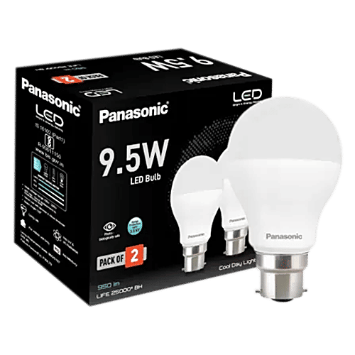 Buy Panasonic LED 9.5 W Bulb - Spherical, 6500 K, Long Life, Energy ...