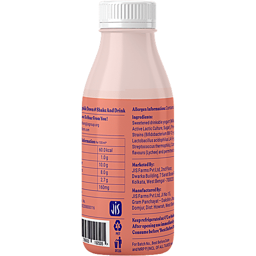 Buy JOI Farm Lychee Lassi - Probiotic, Low Sugar, Drinkable Yogurt ...