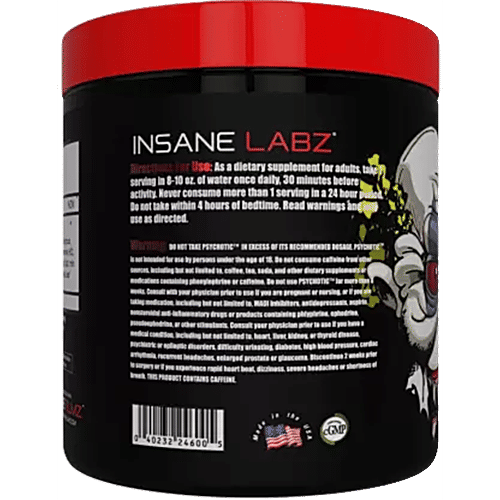 Buy Insane Labz Psychotic Dietary Supplement For Energy, Focus ...
