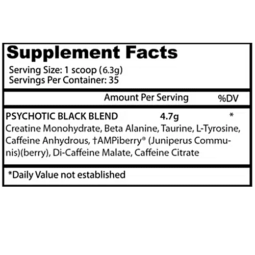 Buy Insane Labz Psychotic Dietary Supplement For Energy, Focus & Pumps ...