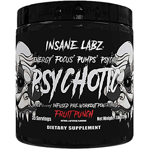 Buy Insane Labz Psychotic Dietary Supplement For Energy, Focus & Pumps ...