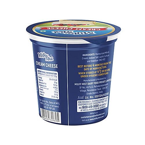 Buy Milky Mist Cream Cheese - Natural & Fresh, Smooth & Creamy, No ...