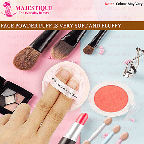 Buy MAJESTIQUE Ultra-Soft Makeup Foundation Sponge - Powder Puff, Soft ...