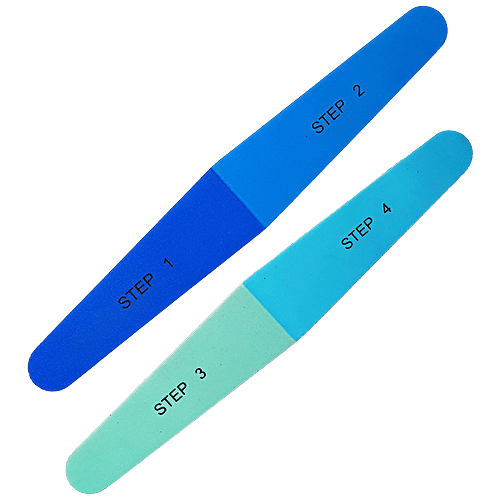 MAJESTIQUE 4 Way Nail File & Buffer - Dual Sided, Professional Manicure ...