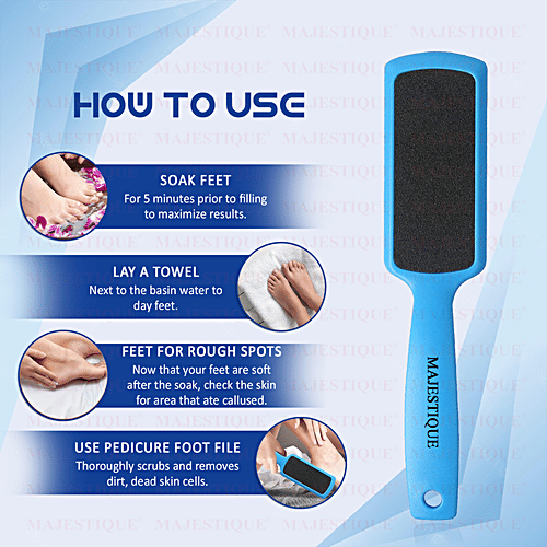 Buy MAJESTIQUE Dual Side Foot Care File - Callus Remover File Rasp ...