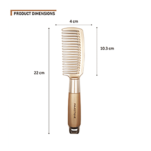 Buy MAJESTIQUE Extra Wide Tooth Comb With Handle - Premium, For All ...