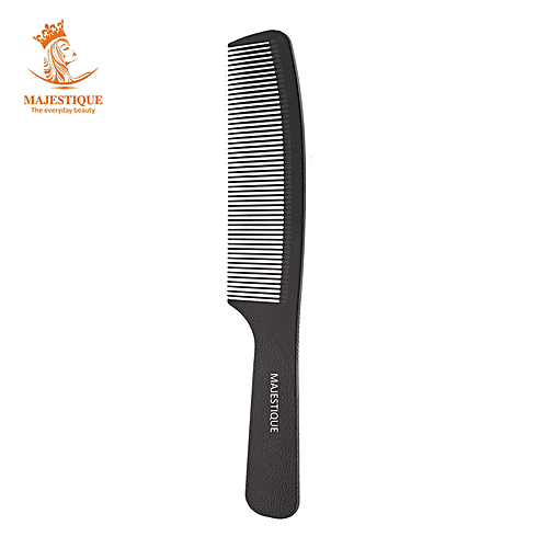 Buy MAJESTIQUE Hair Comb With Handle - Uniform Teeth, Anti-Slip Handle ...
