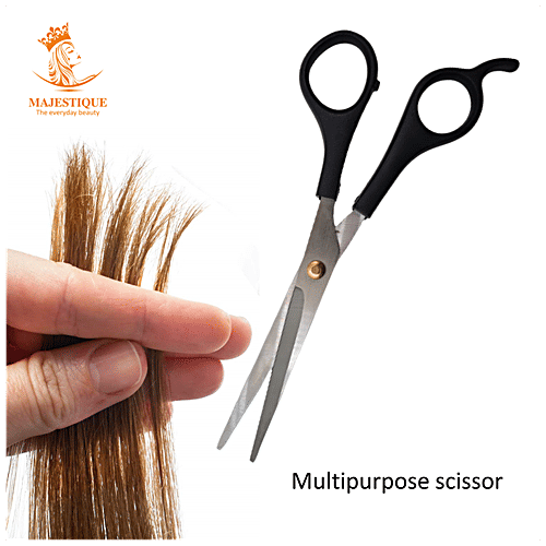 Buy MAJESTIQUE Multiuse Salon Scissor - Stainless Steel Razor, Sharp ...