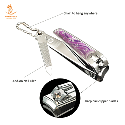 Buy MAJESTIQUE Nail Grooming Kit - Clipper, Filer, Polisher & Brush ...