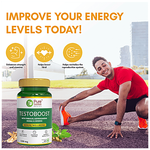 Buy Pure Nutrition Testoboost Booster For Men For Improved Performance ...