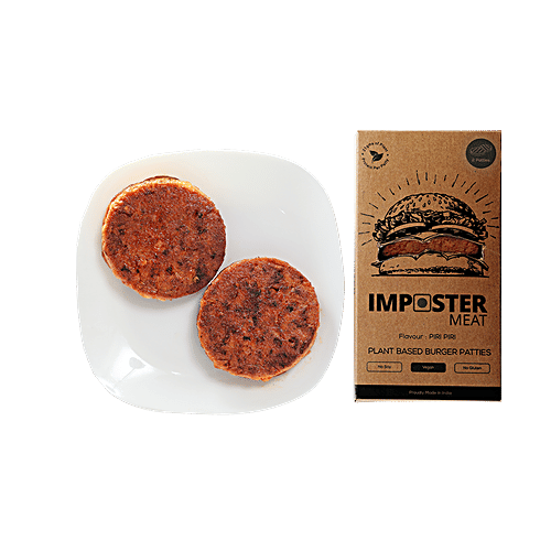 Buy Imposter Meat Plant Based Burger Patties - Piri Piri Flavour, Vegan ...
