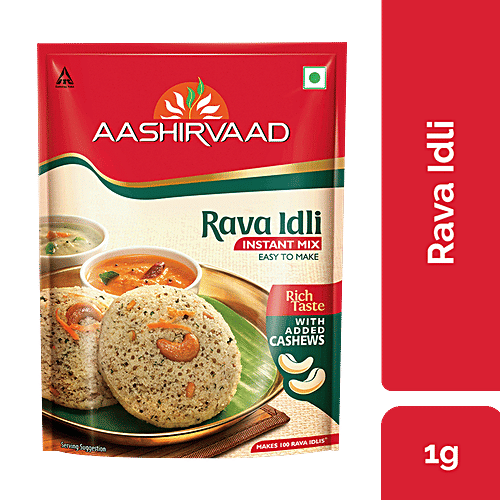 Buy Aashirvaad Rava Idli Instant Mix - Easy To Make In 3 Steps Online ...