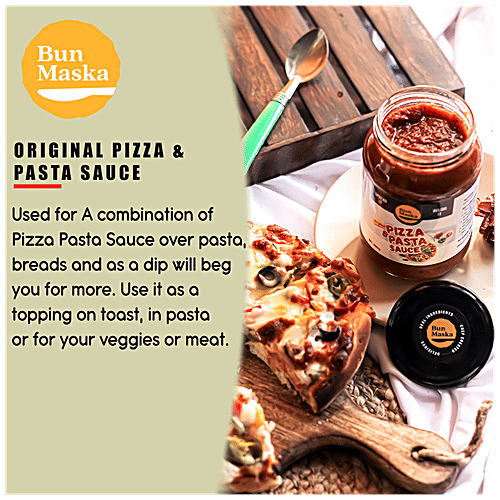 Buy Bun Maska Original Pizza & Pasta Sauce - Spread, Topping On Toast ...