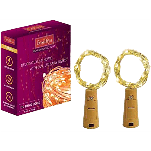 Buy Desidiya Bottle Light Set With Cork - Extra Flexible Copper Wire ...