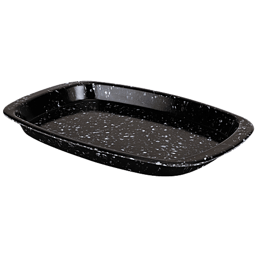 Buy DP Tashtari Snack Tray - Black Dot, Rectangle, Melamine Online at ...