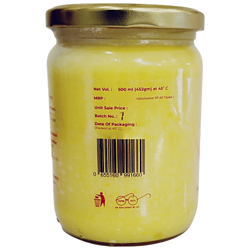 Buy Manchar Farms A2 Desi Gir Cow Ghee - Rich In Antioxidants, Boosts ...
