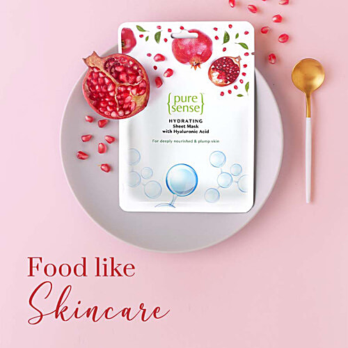 Buy PureSense Hydrating Sheet Mask - Hyaluronic Acid, For Deeply ...