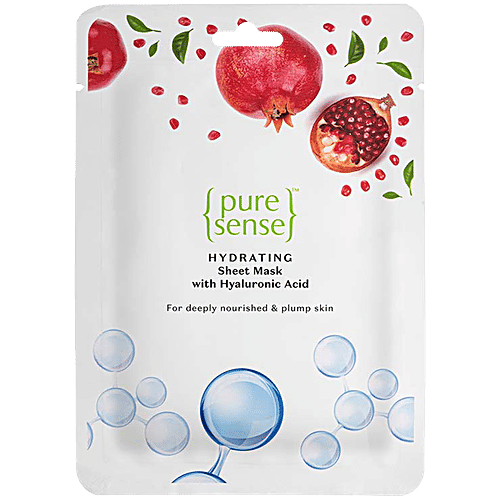 Buy PureSense Hydrating Sheet Mask - Hyaluronic Acid, For Deeply ...