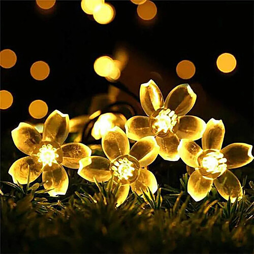 Buy MANSAA 20 LEDs Silicon Flower Light - Lightweight, For Home Decor ...