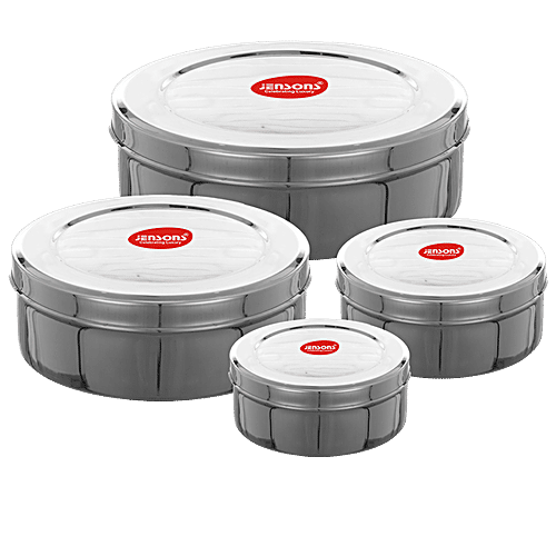 Buy Jensons Stainless Steel Puri Dabba - Strong, Durable, Rustproof ...