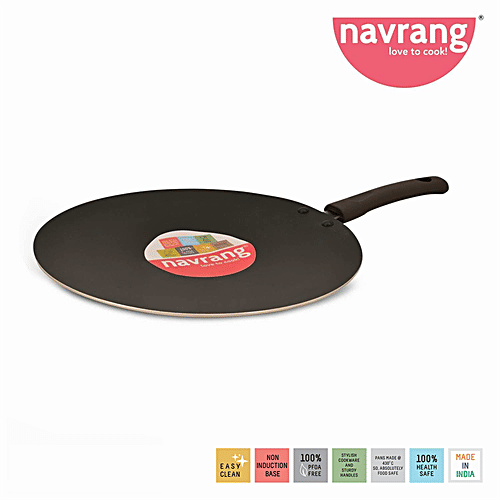 Buy Navrang Nonstick Concave Tawa - 280mm, Sturdy, Longlasting, Highly ...