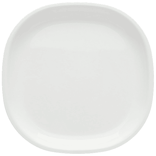Buy Signoraware Square Full Plate Set - White, Non-Toxic, BPA Free ...
