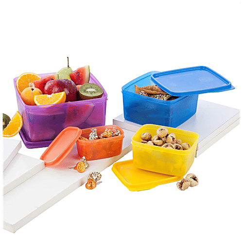 Buy Signoraware Family Fresh Tab Set Storage Container - Multicolour ...