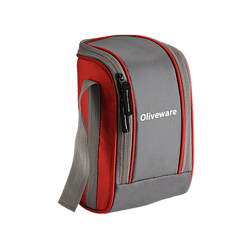 Buy Oliveware Boss Lunch Box Containers With Bag Dist - Air-Tight, Red ...